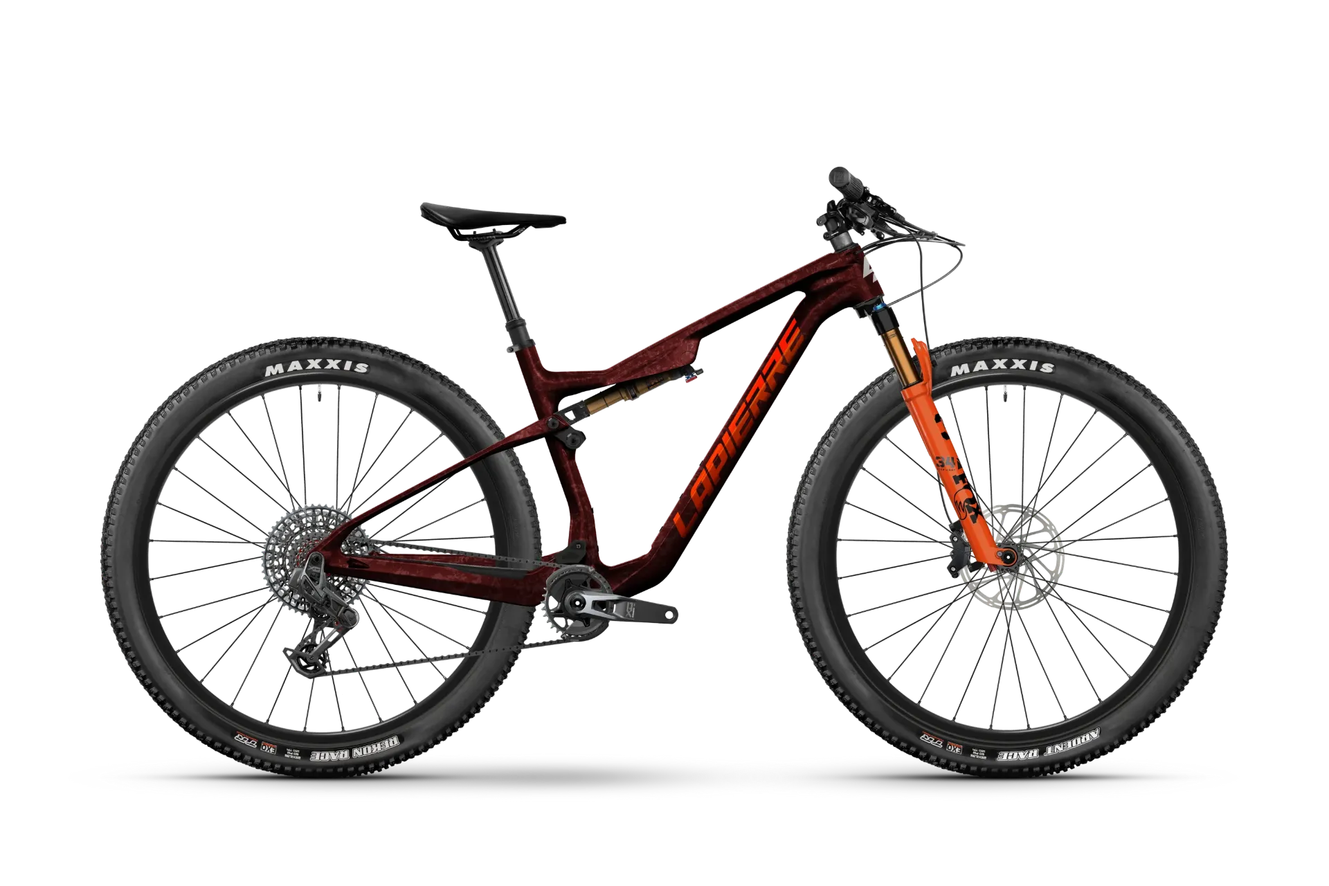 Lapierre XRM 10.9 translucent carmin - glossy 2026 | Les Cycles Leicht ...